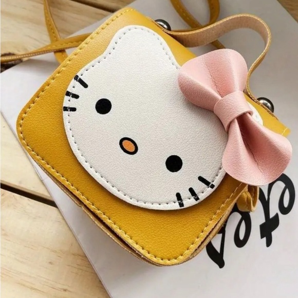 Hello Kitty | Bags | Kawaii Sanrio Hello Kitty Mini Mustard Yellow ...